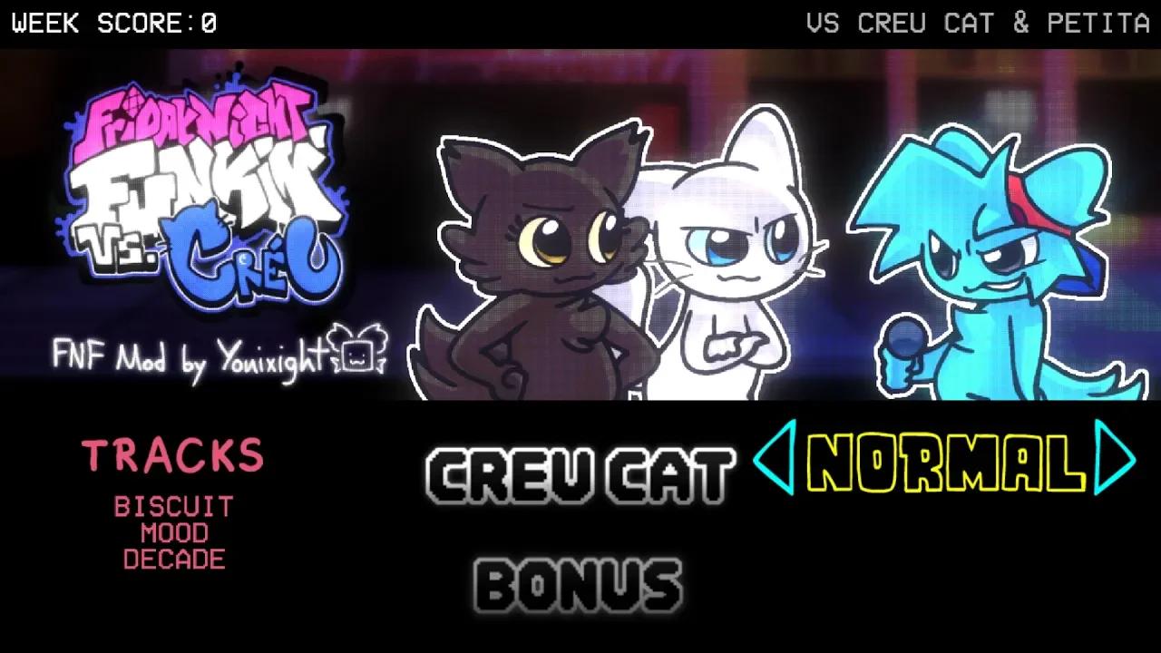 Friday Night Funkin' Vs Créu Cat - (FNF Mod)