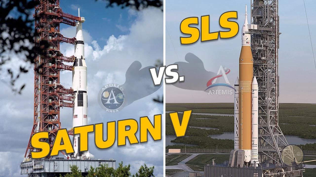 Apollo Saturn V vs. Artemis SLS | Mondraketen im Vergleich