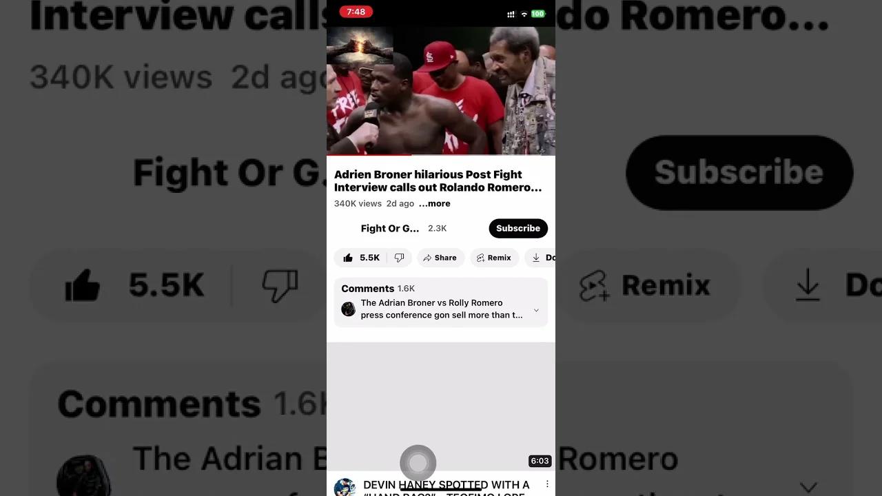 The best comeback boxing interview