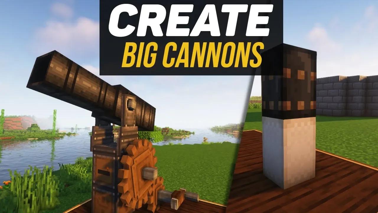 Create big cannons Tutorial / guide 1.18.2 - 1.20.1 Cannon creation ...