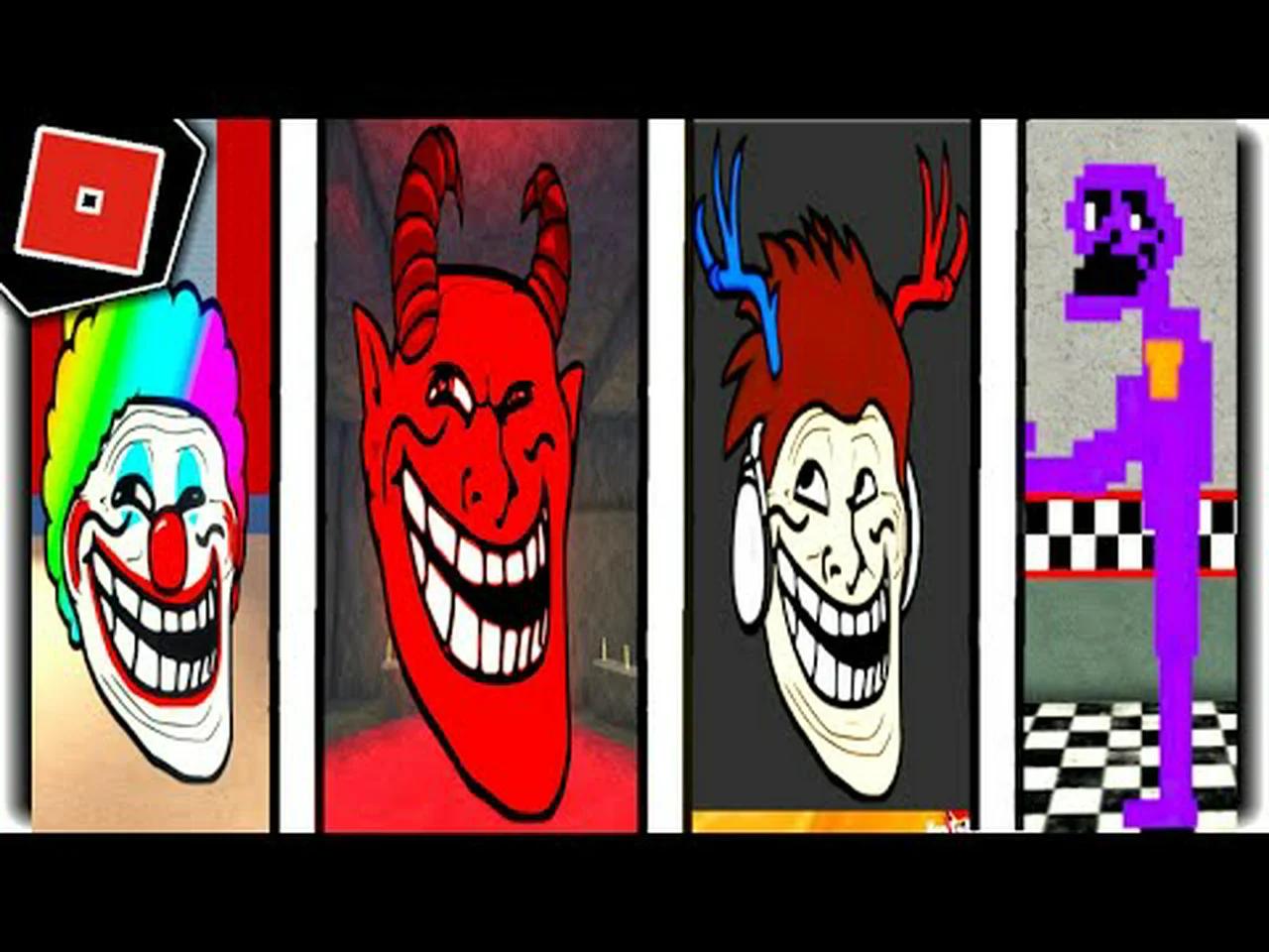 How to get 62 NEW TROLLFACE BADGES in FIND THE TROLLFACES - Roblox