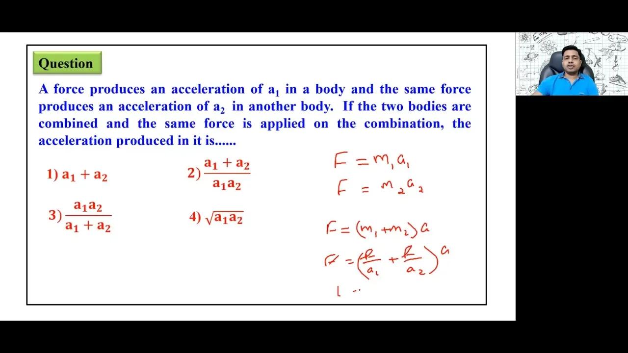 Newton's Laws of Motion & Work-Energy-Power || Term 1 MCQ Question ...