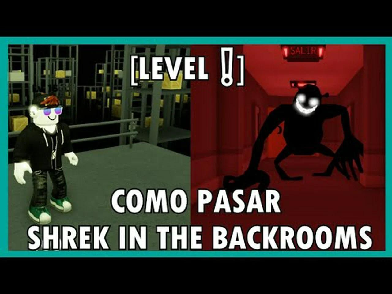 COMO PASAR [LEVEL ] Shrek in the Backrooms | nivel 14 15 y 16 ...