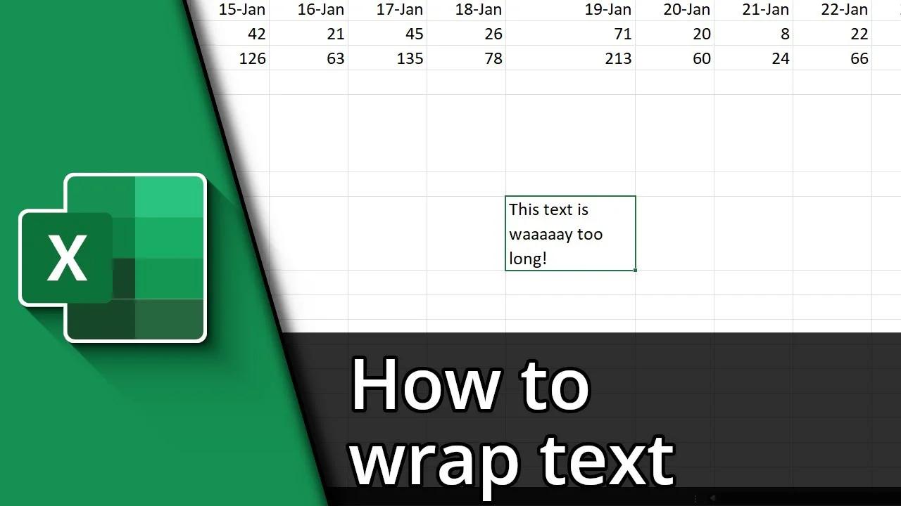 How To Wrap Text In Excel Line Break In Excel Tutorial