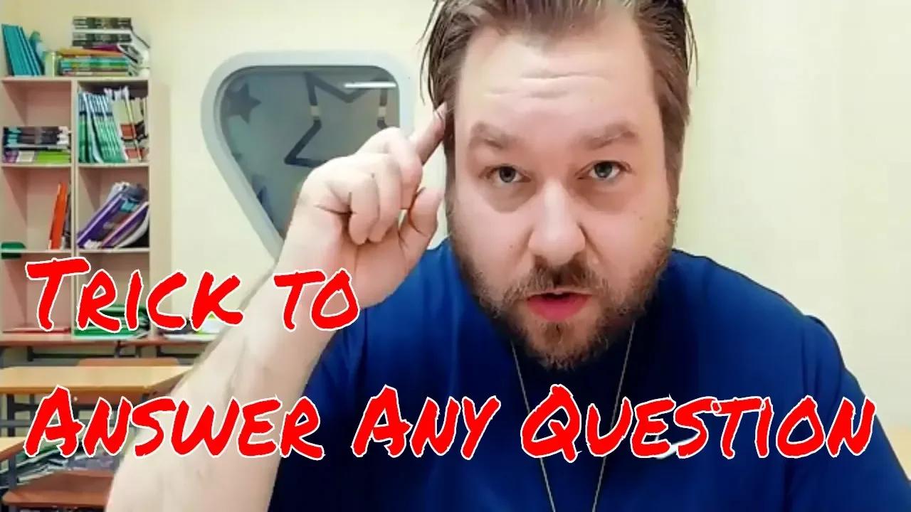How To Answer Any Question In English Simple Trick To Flip The Question