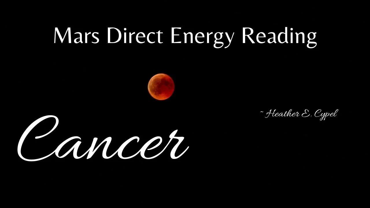 Cancer - Mars Direct Reading