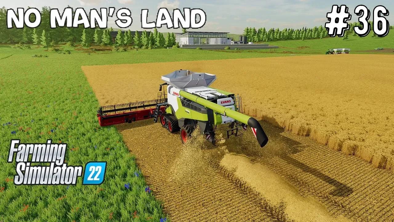 farming Simulator 22 fs22 timelapse Ep # 36 No Man's Land Map fs22 Mods