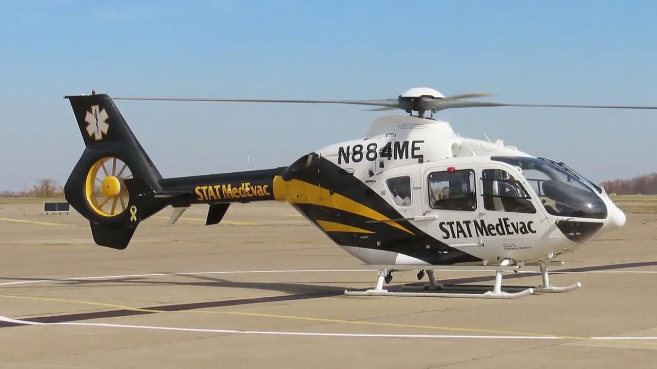 N884ME - STAT MedEvac 12 Taking Off
