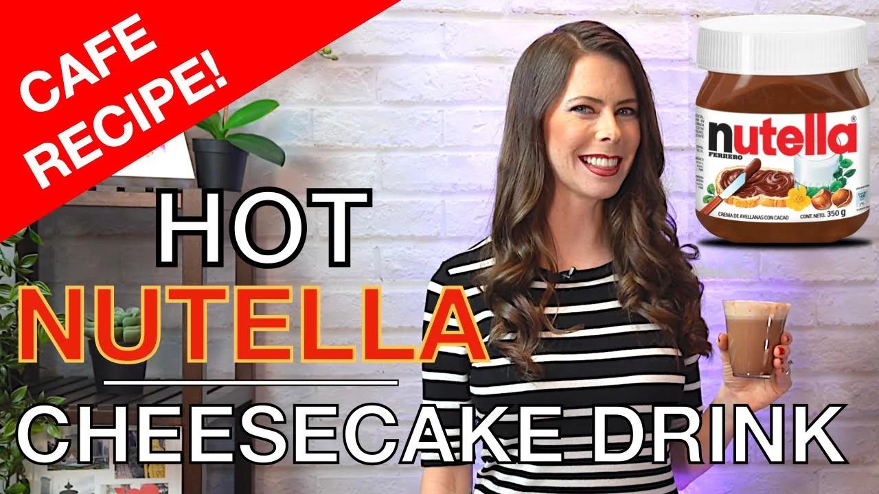 Hot Nutella Cheesecake Boba Drink ~ Cafe Recipe
