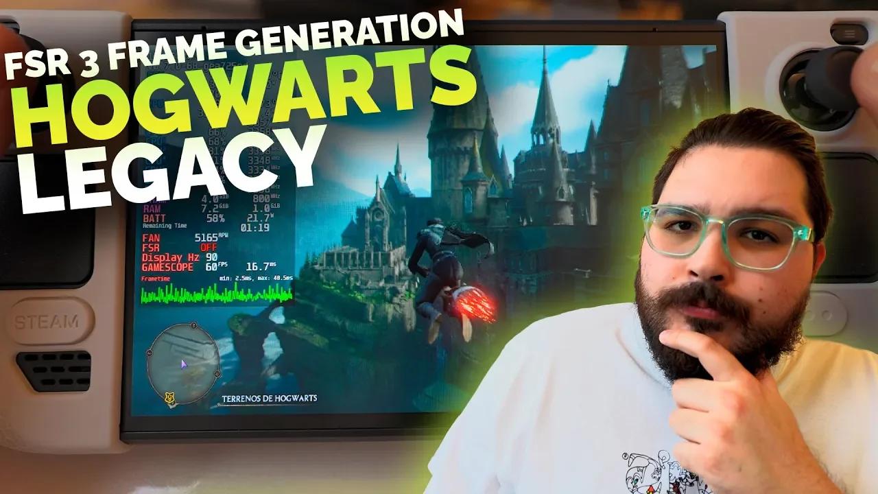 FSR3 Frame Generation - Hogwarts Legacy en Steam Deck - SteamOS 🪄