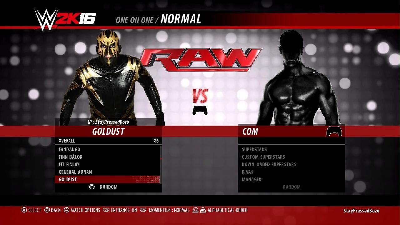 WWE 2K16 - Full Roster (Official)