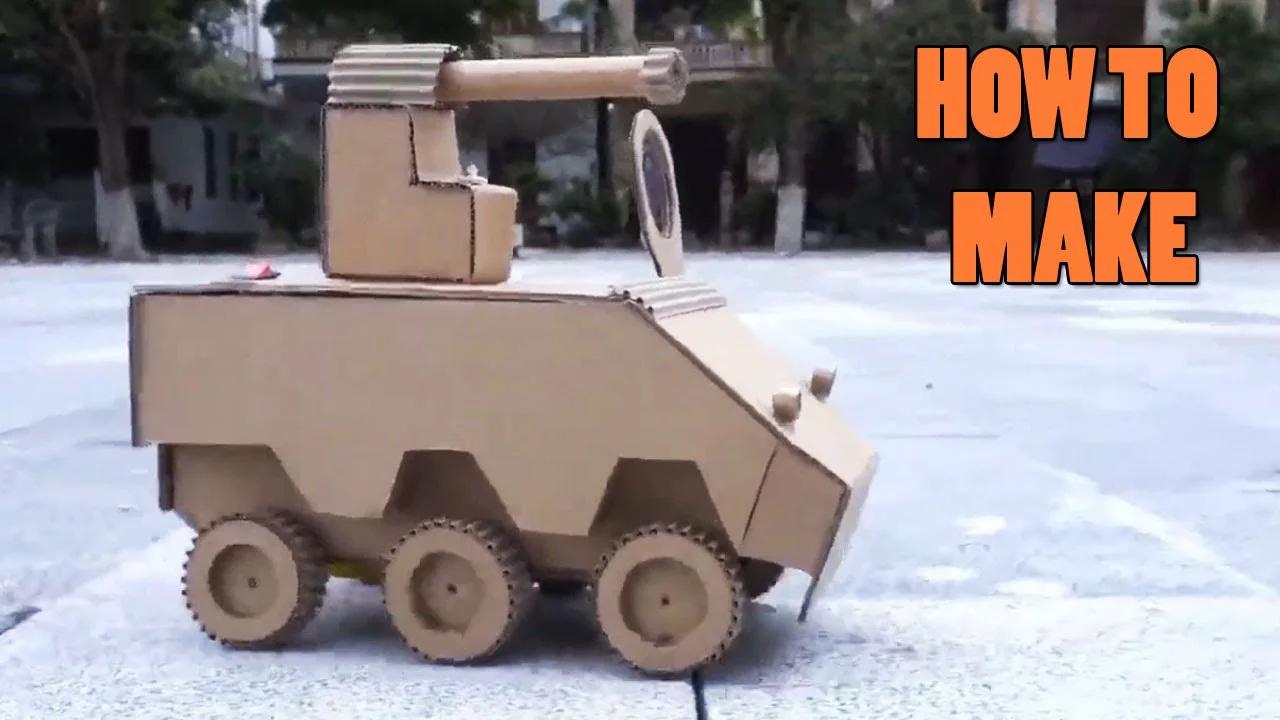 How to Make Armored Truck from Cardboard - DIY Cardboard