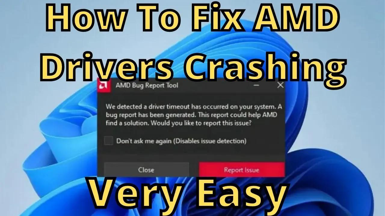 Fix for AMD Adrenaline Drivers Crashing