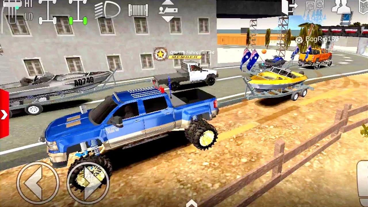 Pick Up Truck Pulling Boat Trailer To The Water | Offroad Outlaws ...