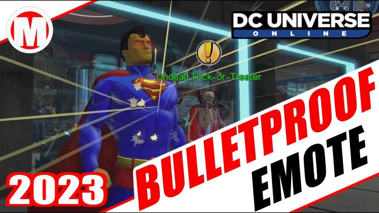 DCUO Bulletproof Emote