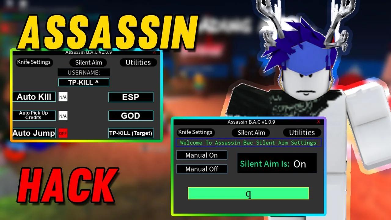 OP Roblox Assassin GUI Script Hack | Silent Aim, Kill all, God & More ...
