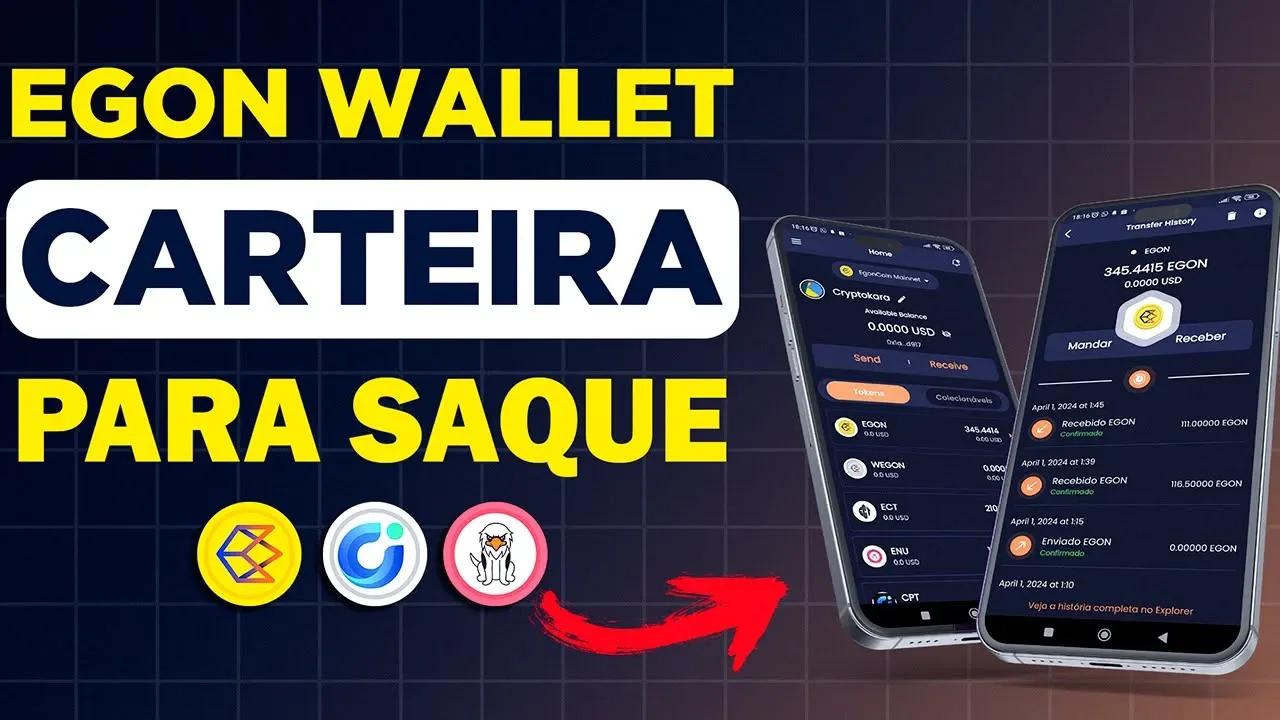 EGON WALLET: Conheça a principal carteira do projeto EGON