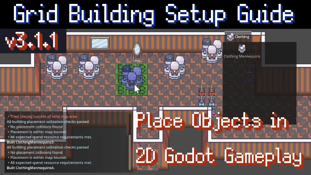 Grid Builder Plugin for Godot 4 - Full Updated Setup Guide