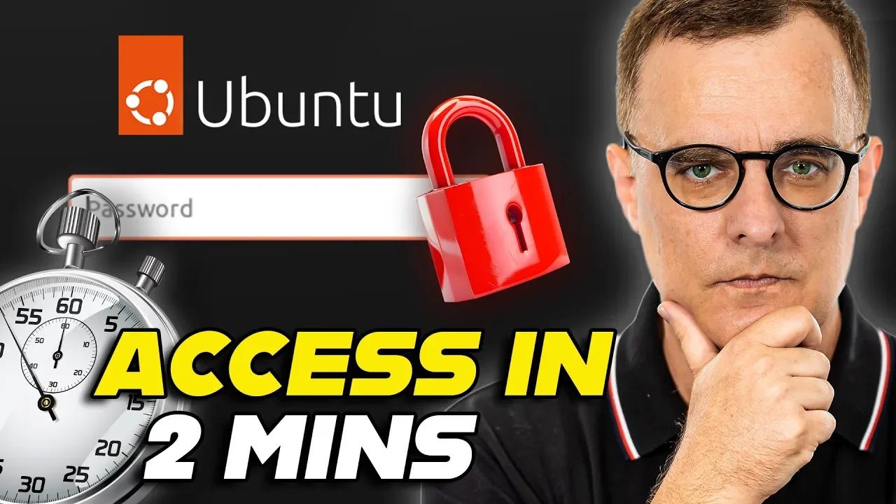 RESET your Forgotten Ubuntu Password in 2 minutes
