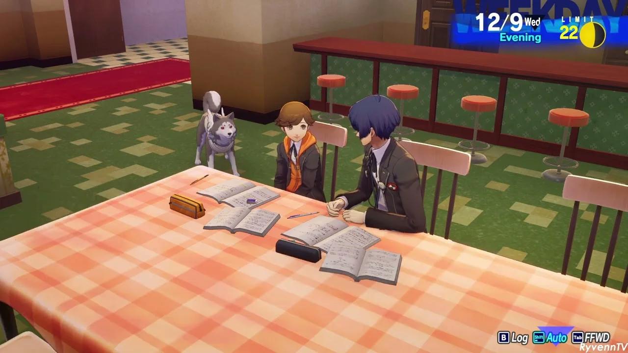 Persona 3 Reload - Studying with Ken