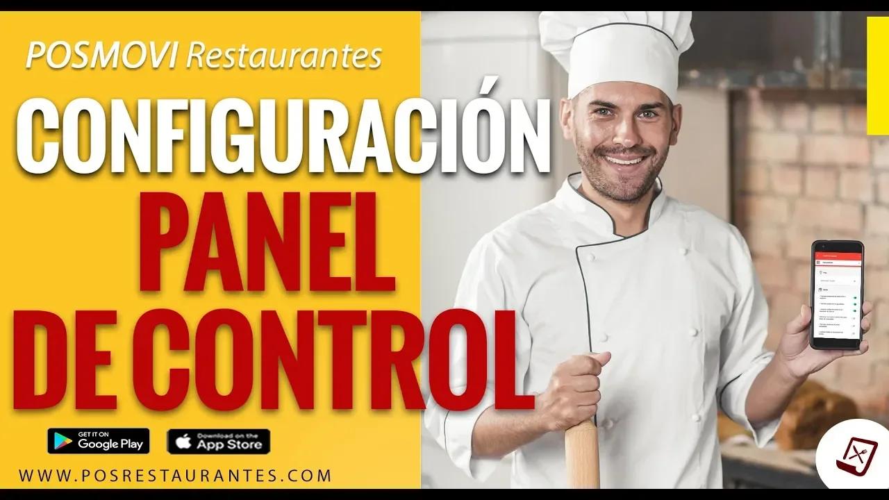 Configuración Panel de Control - Aplicación para Restaurantes