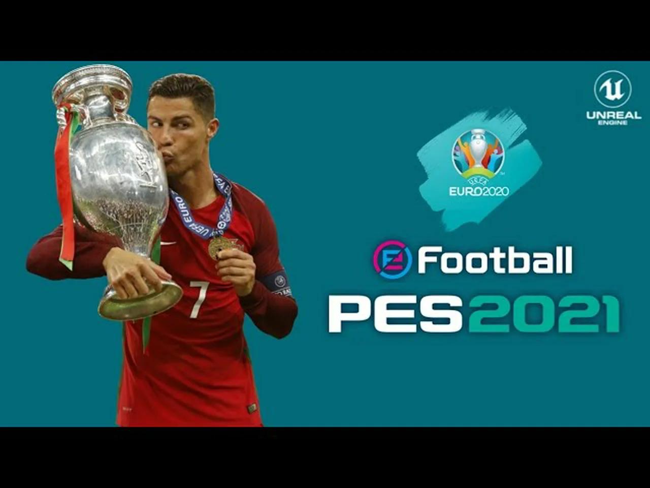eFootball Pes Mobile 2021 v5.5.0 UEFA EURO 🏆 ︎ New UCL Patch ( 1 GB OBB )