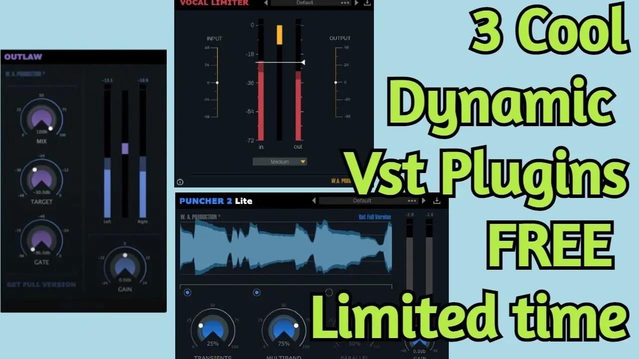 Cool FREE Dynamic Processor VST PLUGINS - OUTLAW LITE, PUNCHER 2 ...