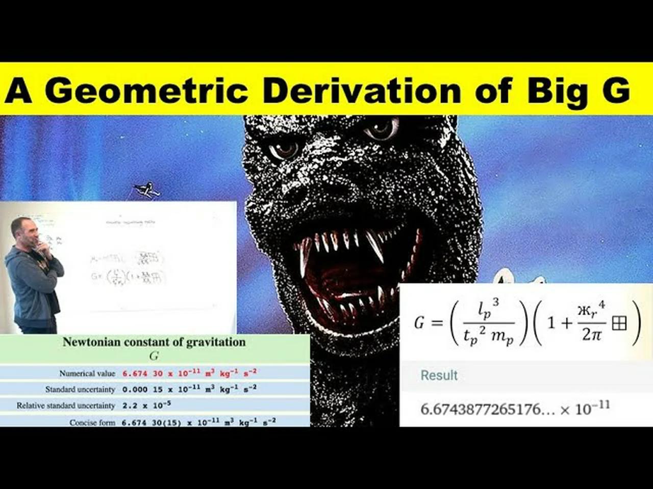 A Geometric Derivation of Big G