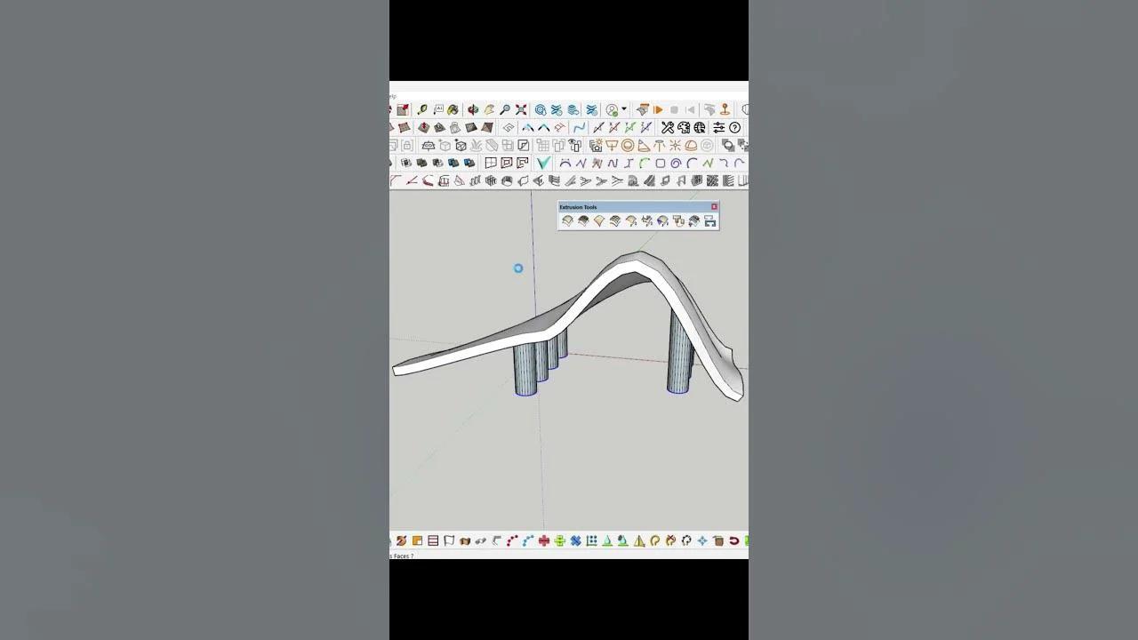 Sketchup Extrusion Tool Sketchup Tutorial