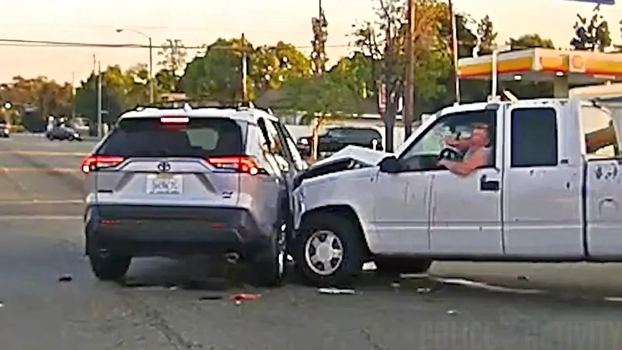 Pomona Police Shoot Suspect Who Pointed Gun After Car Crash