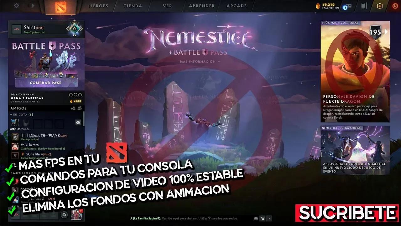 AUMENTA LOS FPS DOTA 2 SOLUCION (BATTLEPASS 2021) LAG