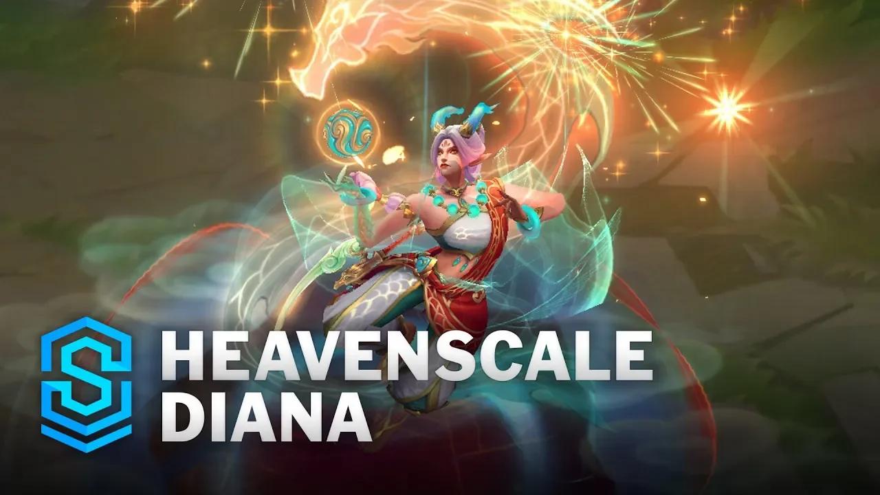 Heavenscale Diana Skin Spotlight - Pre-Release - PBE Preview - League ...