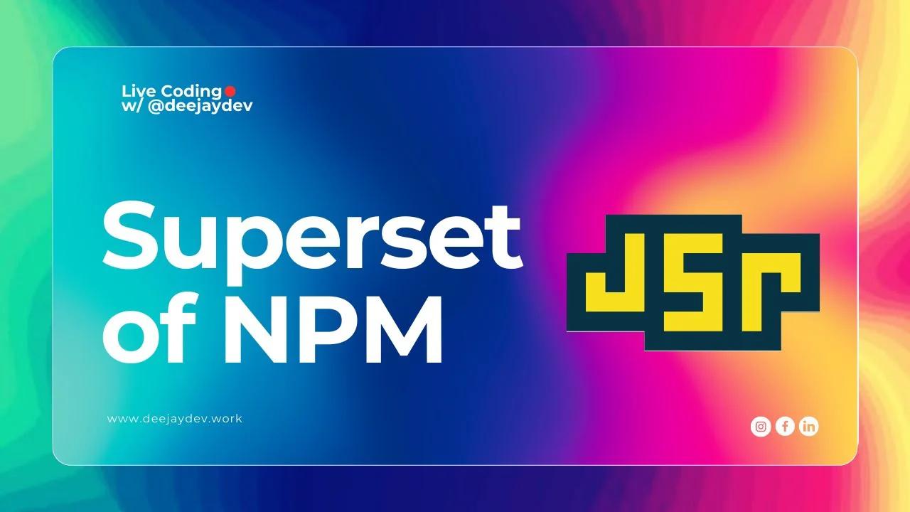 🔴 Building A Typescript Package From Scratch For Javascript Registry Jsr
