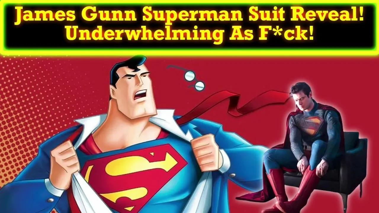 Superman David Corenswet Super Suit First Look! Goes Over Like A Wet Fart!