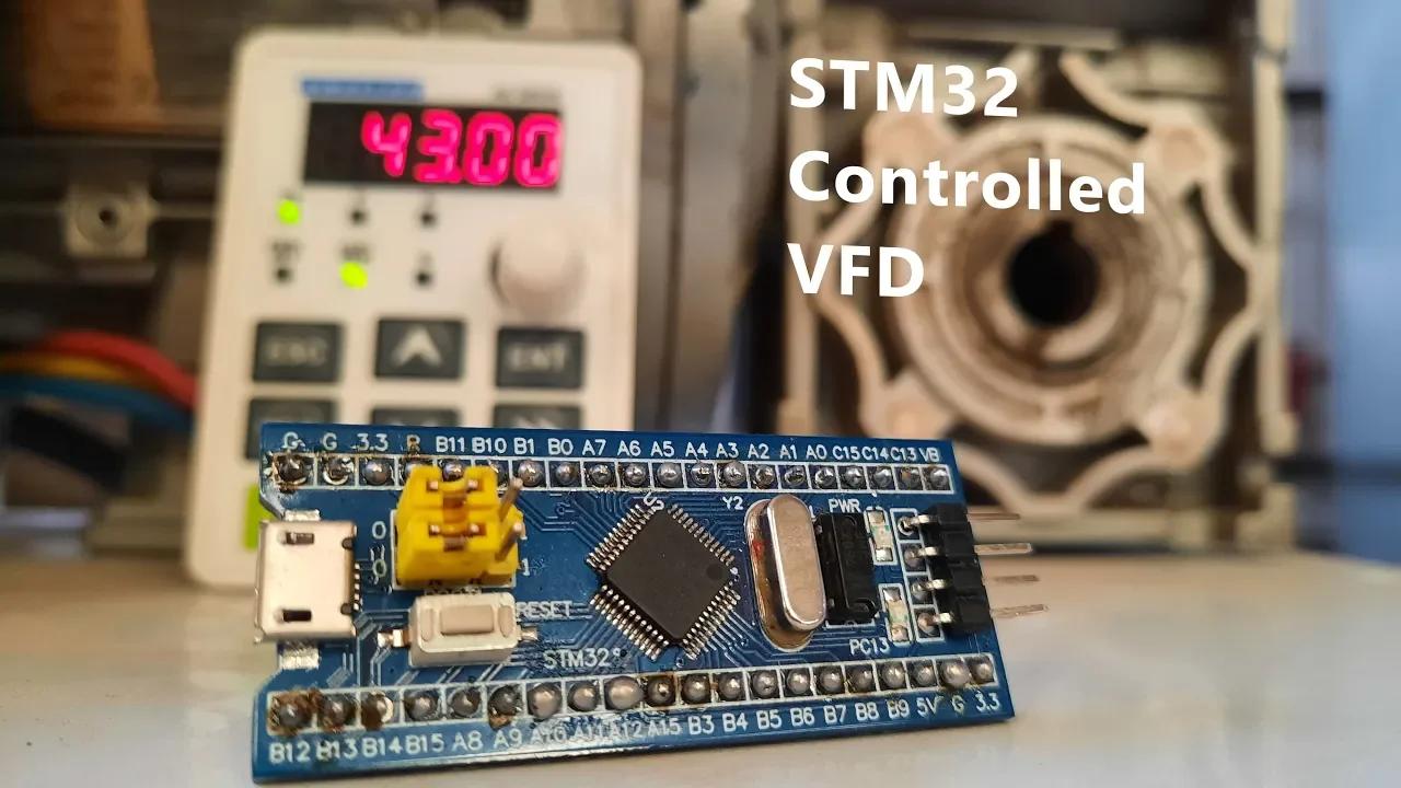 Speed Control Of A 3 Phase Induction Motor With An Stm32 Microcontroller And Vfd