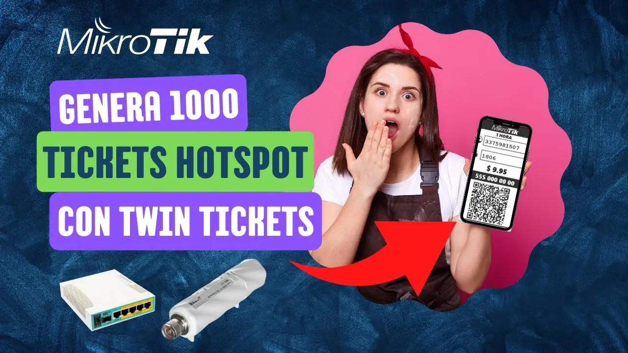 Generador de tickets para Hotspot Mikrotik