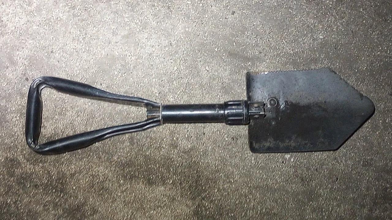 Coghlan's Folding Shovel Field Test Tempered Steel Entrenching Tool