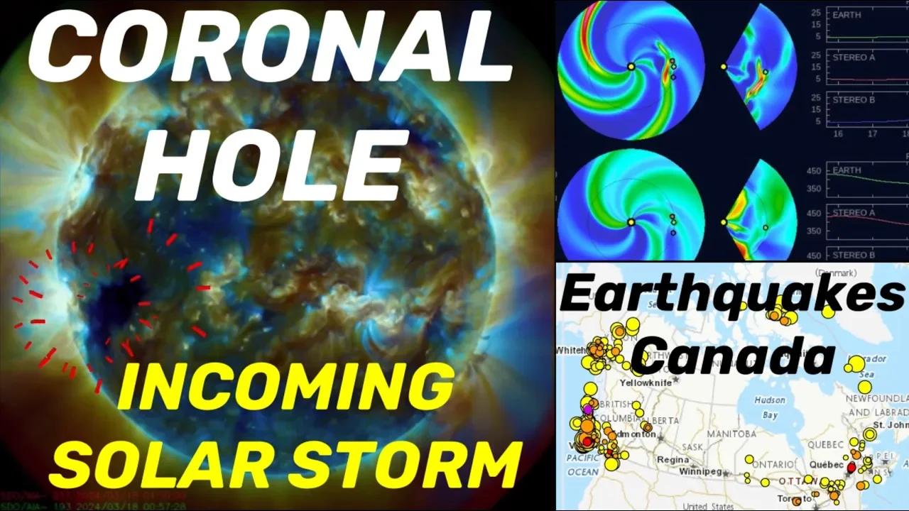 INCOMING SOLAR STORM‼️ Earthquakes Canada / MASSIVE Amounts of SO2
