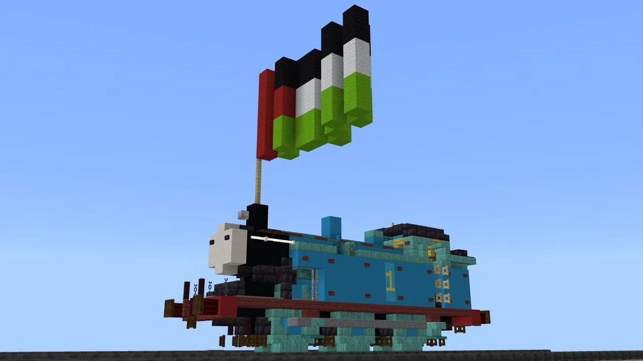 Thomas the Tank Engine in Minecraft