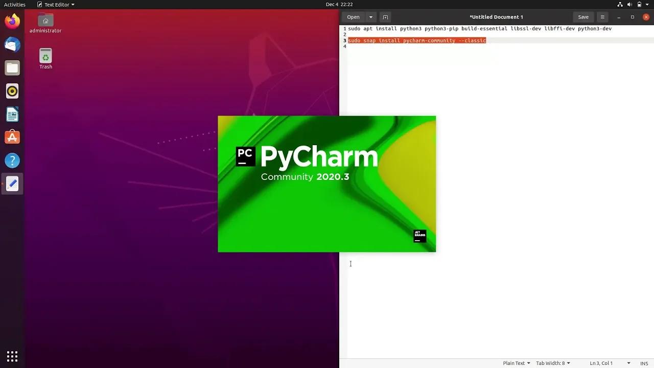 How to install PyCharm on Ubuntu 20.04