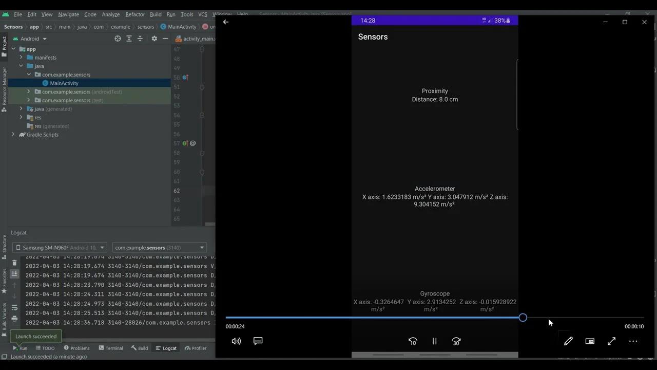 Android Tutorial - How to Use Sensors