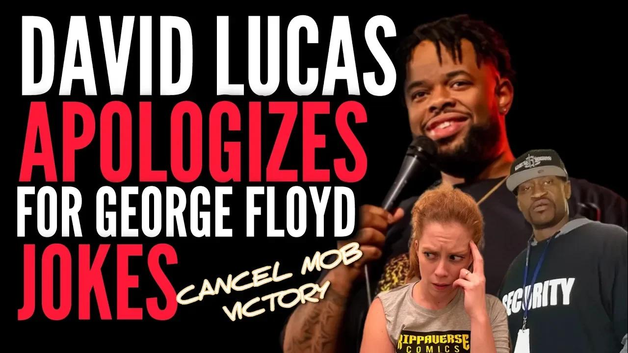 David Lucas BENDS THE KNEE! Apologizes for George Floyd Jokes! Chrissie ...