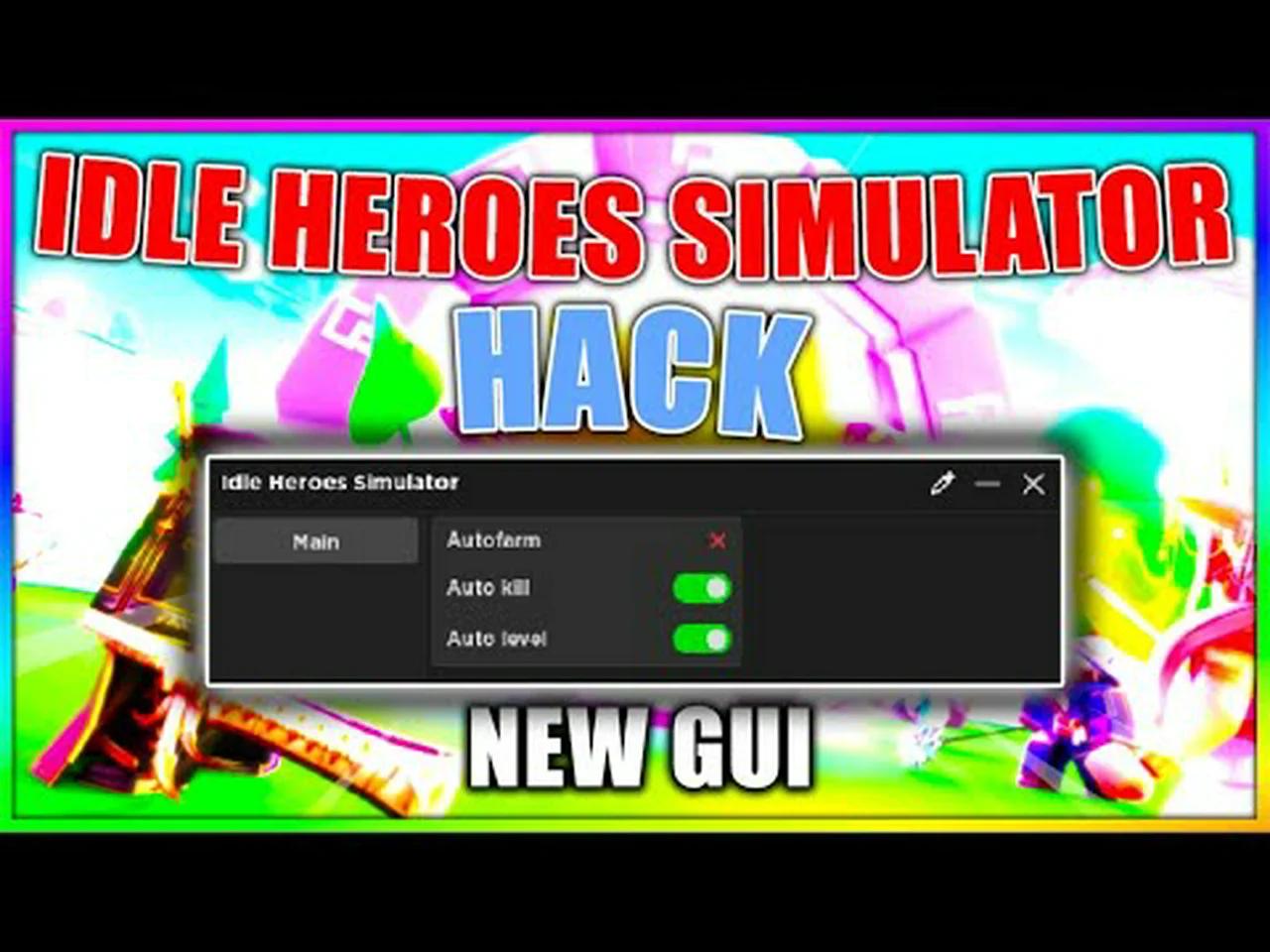 IDLE HEROES SIMULATOR *PASTEBIN* SCRIPT HACK GUI - AUTO KILL | SKIP LEVEL & MORE - Roblox 2022