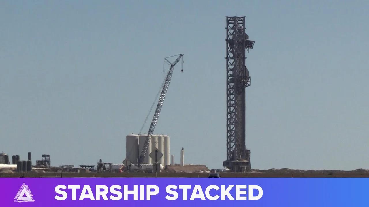 SpaceX Starship full stack raw footage from Build Site, highway 4 ...