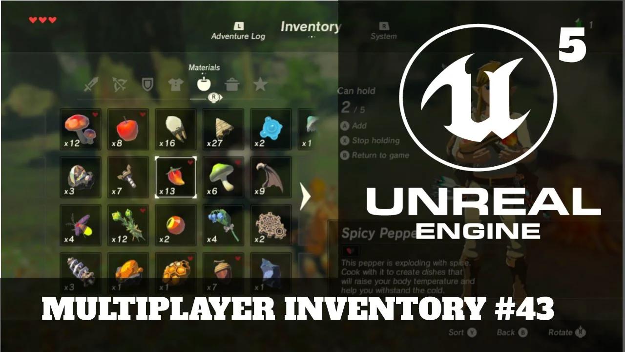UE5 - Multiplayer Inventory Component #45 - Equip Modular Armor Parts ...