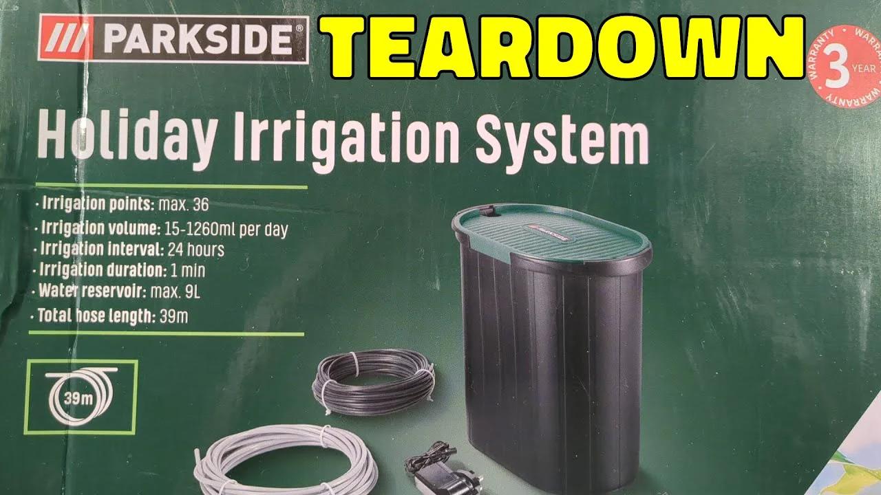 LIDL Parkside holiday plant irrigation system teardown - with schematic
