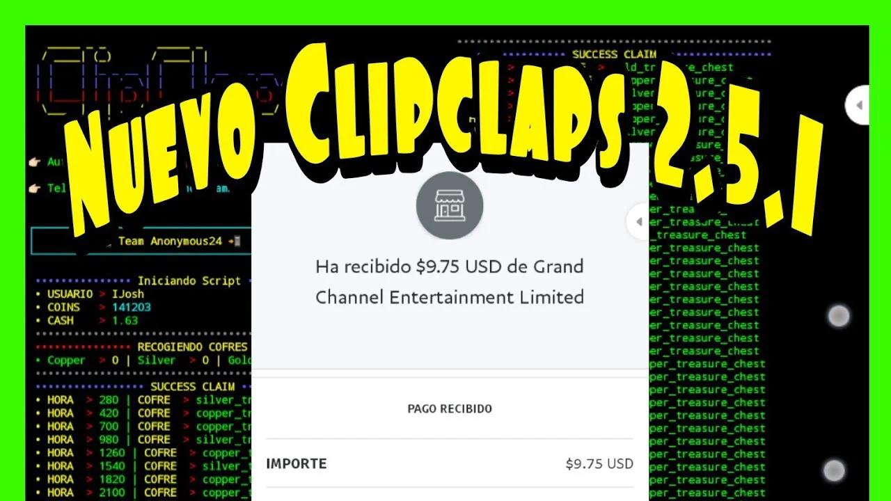 NUEVO CLIPCLAPS TRUCO DESDE TERMUX - PAYPAL