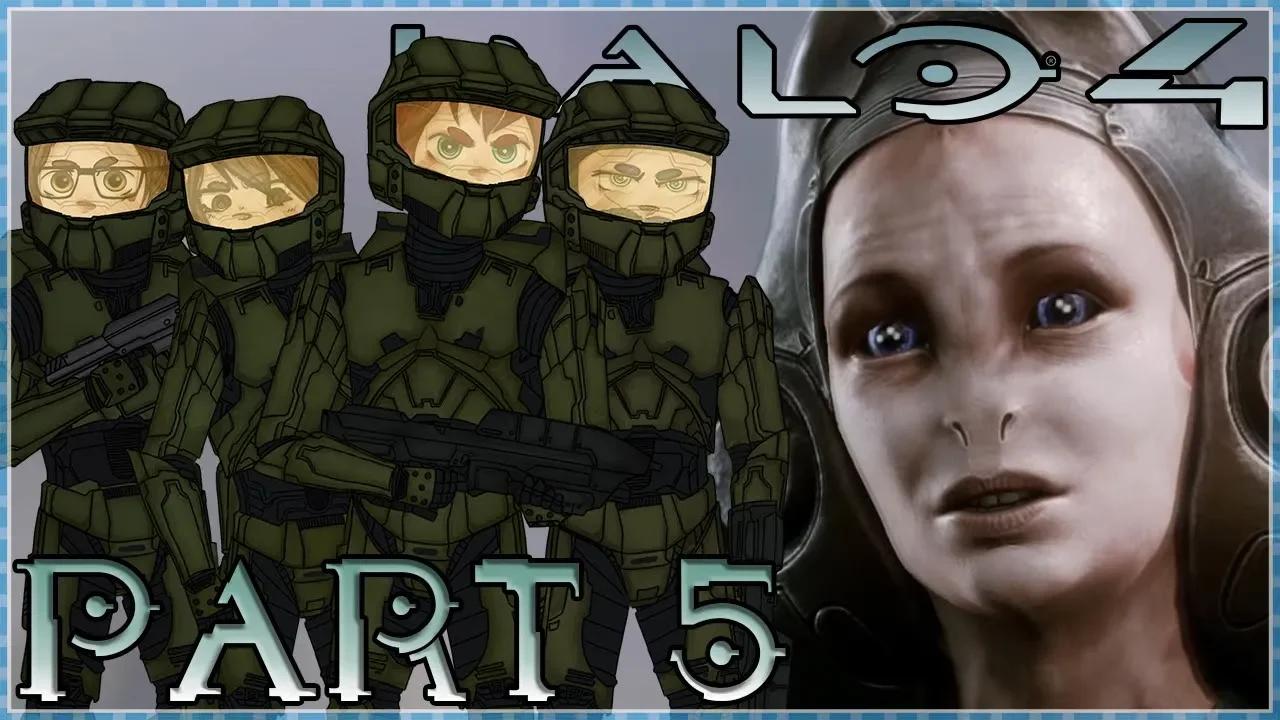 LIBRARIAN FORERUNNER?! - HALO 4 Co-op Let's Play Part 5 (1440p 60FPS PC)