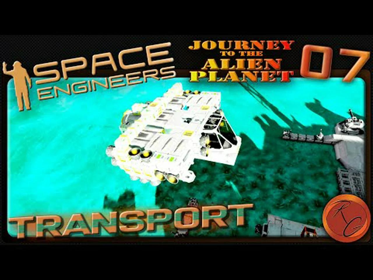 Journey to the Alien Planet Ep. 07 - Turret Time! - Space Engineers