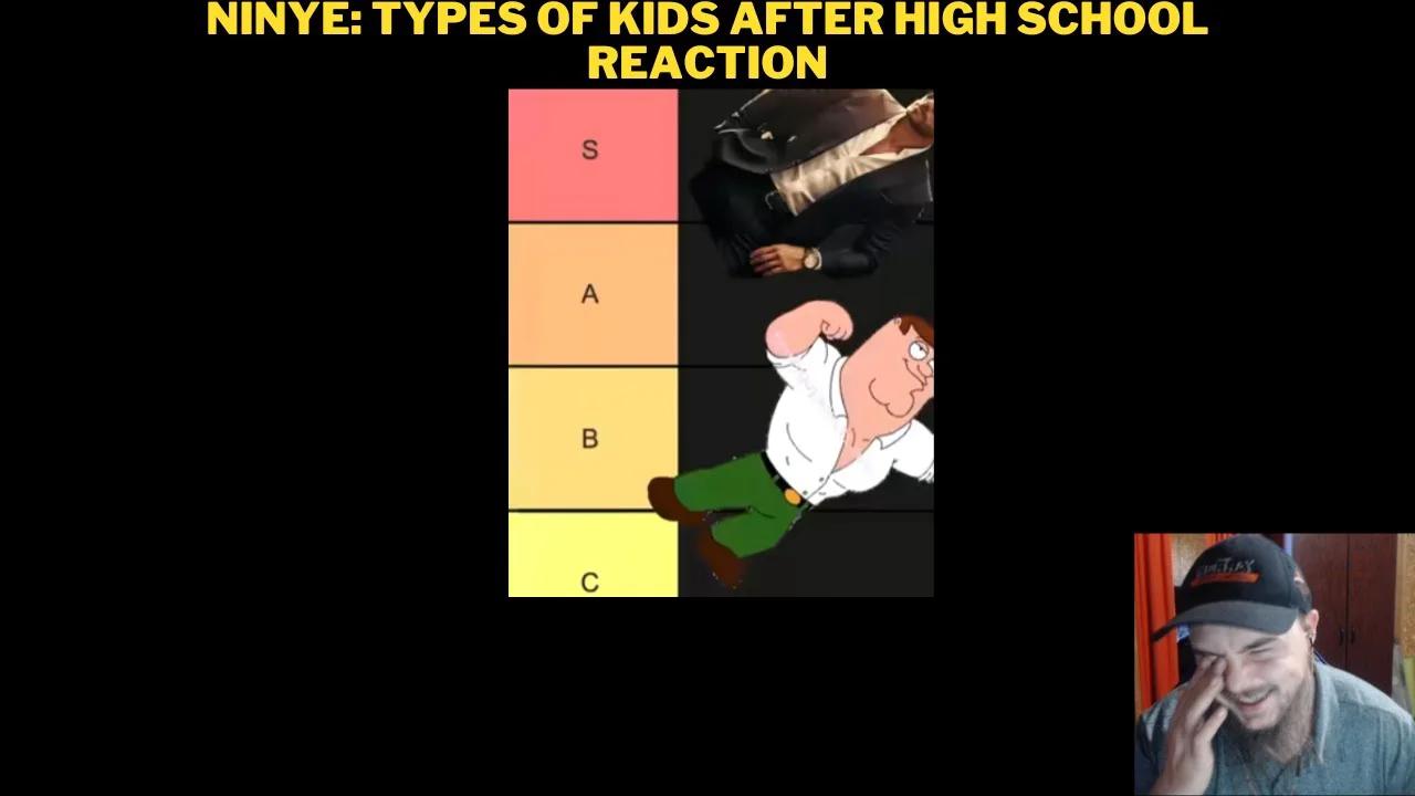 Ninye: Types Of Kids After High School Reaction